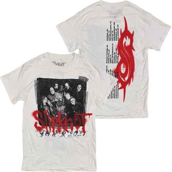 Slipknot | Shirts | Slipknot Mens Officially Licensed Rare Concert Tour ...